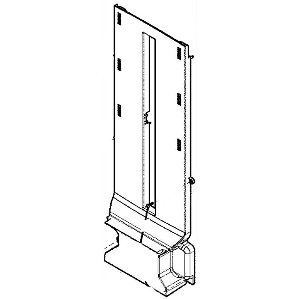 Frigidaire 5304508009 Refrigerator Air Tower Assembly with Damper ...