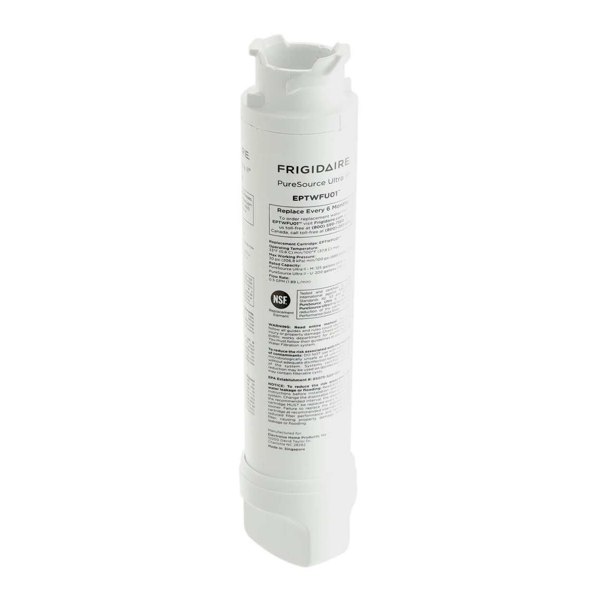 Frigidaire EPTWFU01 PureSource Ultra II Ice & Water Fridge Filter ...